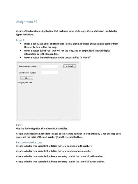 Assignment 2 Loop 1 Pdf Boolean Data Type Control Flow