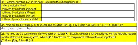 Solved Q7 What Are The Bit Values 0 Or 1 Of Each Line Of Chegg Com