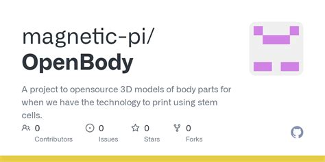 GitHub Magnetic Pi OpenBody A Project To Opensource D Models Of Body Parts For When We Have