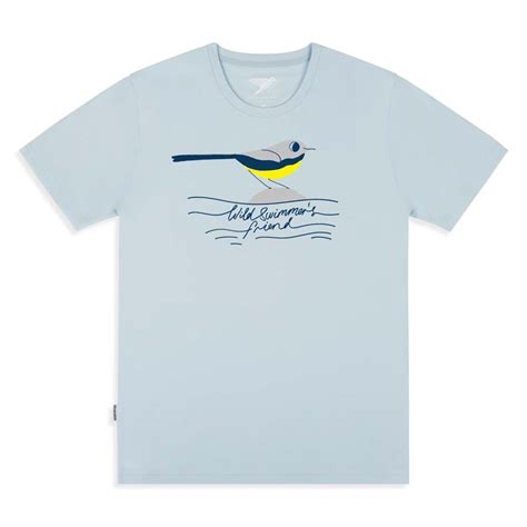 Matt Sewell Mens Friend Tee Illusion Blue Silverstick Matt Sewell