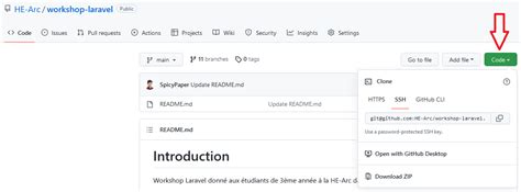 Github He Arc Workshop Laravel Ce Workshop Laravel Est Donn Aux Tudiants De Me Ann E La