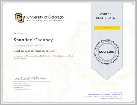 Im Thrilled To Announce That Ive Successfully Completed The Database Management Essentials