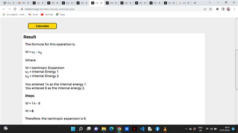 How To Calculate And Solve For Isentropic Expansion Enthalpy