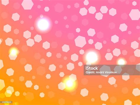 초록 빛 배경입니다 Bokeh 효과입니다 그라데이션 배경에 육각형입니다 벡터 일러스트 레이 션 0명에 대한 스톡 벡터 아트 및 기타 이미지 Istock