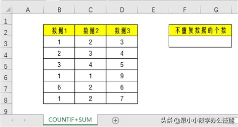 Excel统计不重复数值的个数你用过这 个函数组合使用吗 正数办公 Excel统计不重复数值的个数你用过这 个函数组合使用吗 正数办公