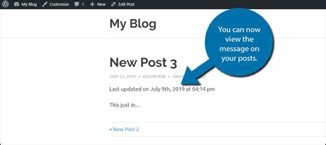 How To Show When Posts Were Last Updated In Wordpress Greengeeks
