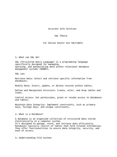 Ais Sql Final Pdf Relational Database Databases