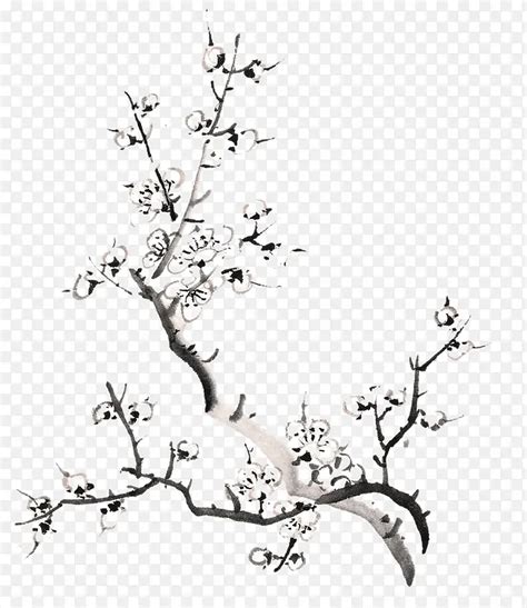水墨梅花PNG图片素材下载 图片编号9397511 PNG素材网