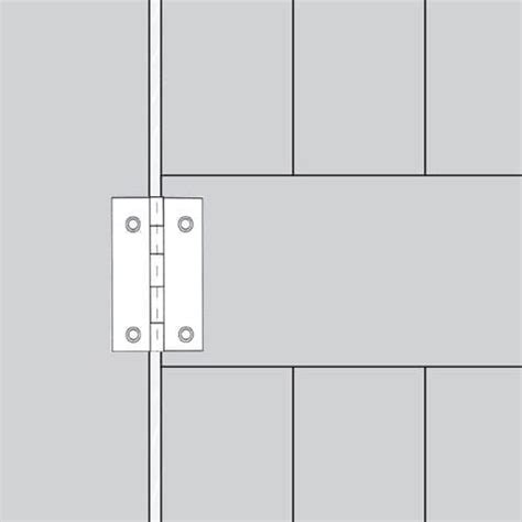 Hinge Butt Fixed Pin 50mm Zinc Plate