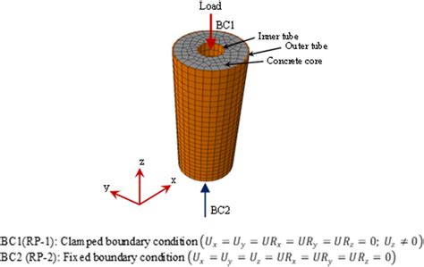 Schematic View Of Mesh Configurations And Boundary Conditions Download Scientific Diagram
