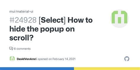 Select How To Hide The Popup On Scroll · Issue 24928 · Muimaterial
