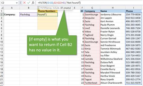 Return Multiple Values With The FILTER Function Excel Campus