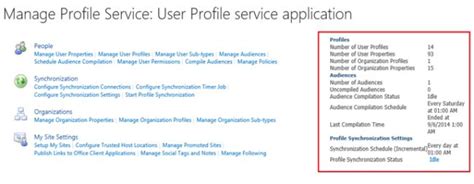 Set Up User Profile Service Application In Sharepoint