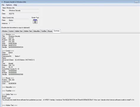 No Commands Working On Window With Class 32770 Autoit General Help And Support Autoit Forums
