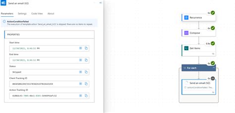 Solved Send Email Action Skipped For Unknown Reason Power Platform Community