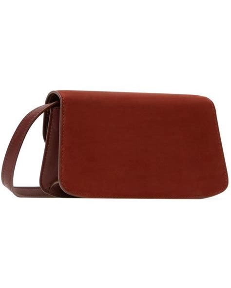 The Row Burgundy Ew Sofia Bag In Black Lyst