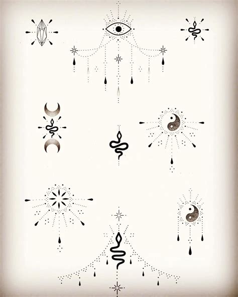 Nipple Tattoo Stencil