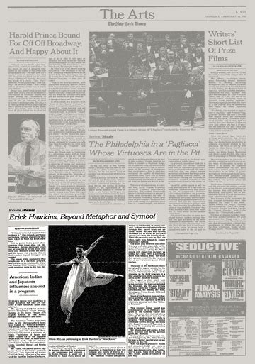 review dance erick hawkins beyond metaphor and symbol the new york times