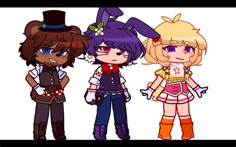 My Fnaf 1 Ocs Rate Urs Pick One Or All Idc R Gachafnaf