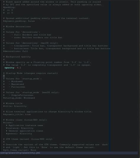 Yet Another Windowopacity Issue · Issue 5818 · Alacrittyalacritty · Github