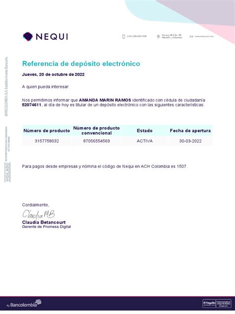 Certificado Bancario Pdf
