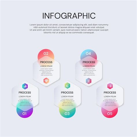 Premium Vector Vector Infographic Label Design With Icons Business Concept Flowchart Diagram