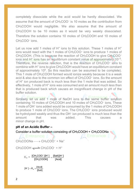 Buffer Solutions Types Of Buffer Solutionsexample Of Buffer Solutions