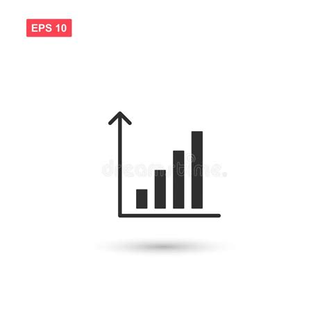 Business Graph Arrow Up Vector Isolated Stock Vector Illustration Of Business Communication
