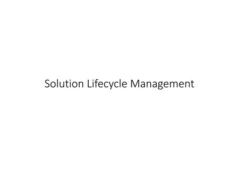 Solution Lifecycle Briefing And Risk Matrix Pptx Operating Systems Computer Software And