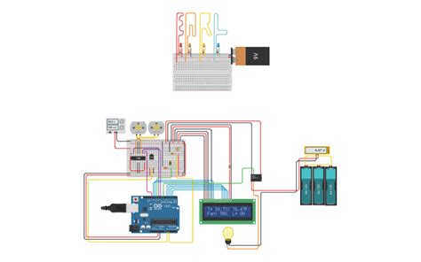 Circuit Design Temperature System Tinkercad