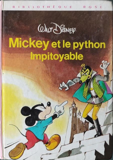 Mickey Et Le Python Impitoyable Walt Disney Hachette 1979 Bibliothèque