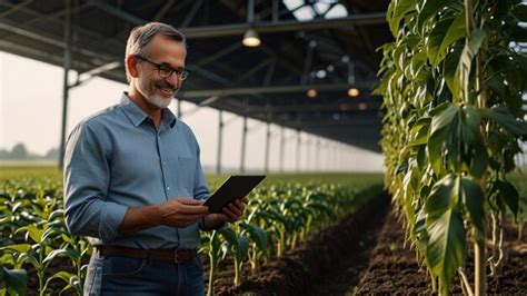 Smart Agriculture Premium Ai Generated Image