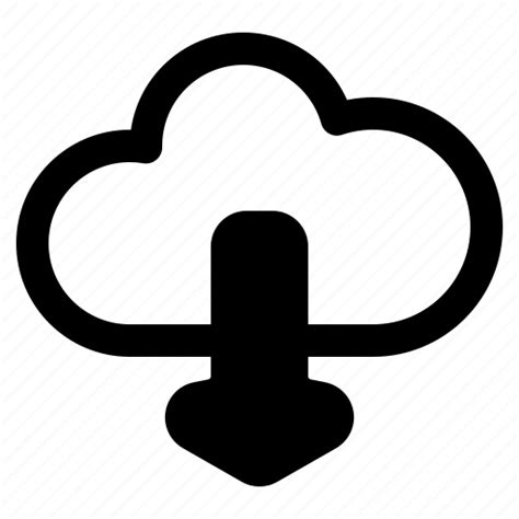 Download Web File Downloading Cloud Icon Download On Iconfinder