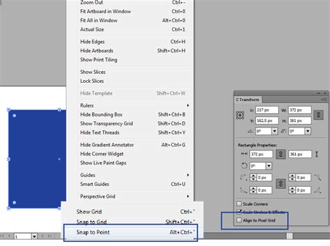 when why and how to align all objects to pixel grid in adobe