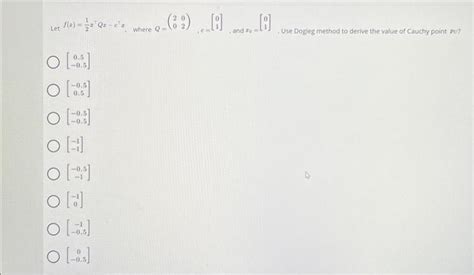 solved let f x 21x⊤qx−c⊤x where q 2002 c [01] and