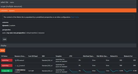 How To Create And Modify Row Perspectives Squaredup Azure Support