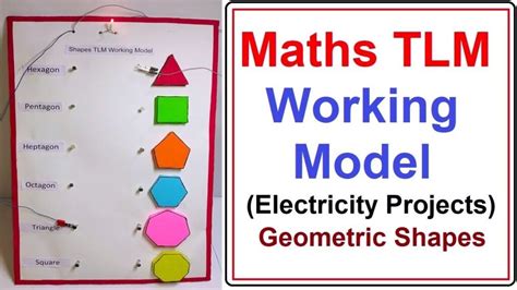 how to make geometric shapes math s tlm working model for b ed