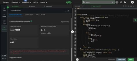 Java Geeksforgeeks Problemsolving Codingjourney Kmp Datastructures Devi Prasad