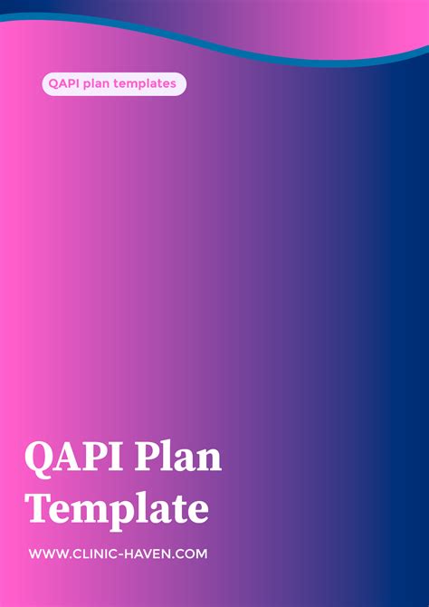 Qapi Plan Template