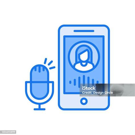 강의 벡터 블루 컬러 아이콘 디자인 일러스트를 들어보십시오 흰색 배경 Eps 10 파일에 웹 및 모바일 응용 프로그램 기호