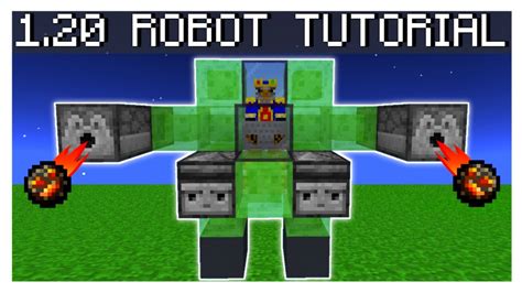Minecraft Bedrock Easy Robot Tutorial YouTube