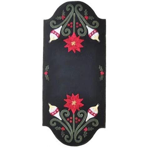 Lily Anna Stitches ~ Christmas Garden Wool Applique Pattern Premium Embroidery And Sewing