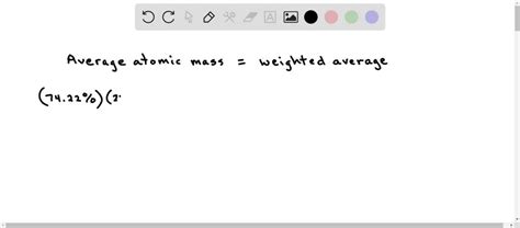 Solved Question 5 An Element Has Two Isotopes With Atomic Mass And Natural Abundance Given