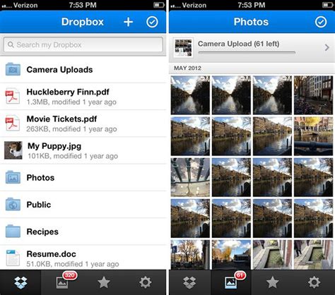 Dropbox Updates Ios App With New Photos Experience And A Shiny New