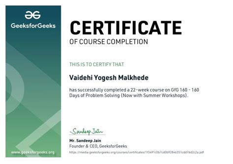 Dsa Programming Geeksforgeeks Datastructure Problemsolving Vaidehi Malkhede
