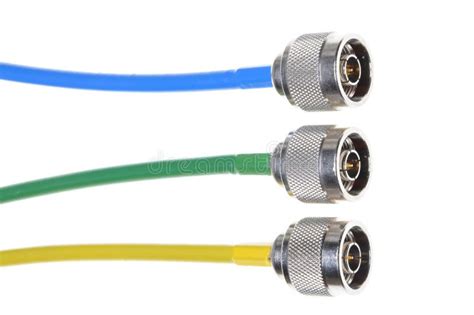 Rgb Colors Bnc Connectors Stock Image Image Of Coaxial 3326857