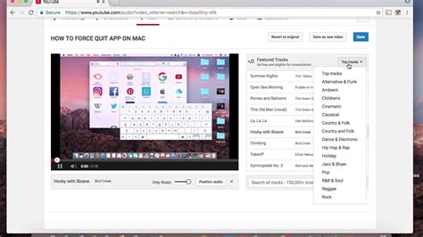 HOW TO ADD MUSIC AFTER UPLOADING A VIDEO ON YOUTUBE YouTube