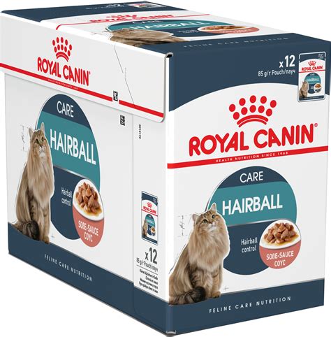 Упаковка влажного корма для кошек Royal Canin FHN WET HAIRBALL CARE 85 ...