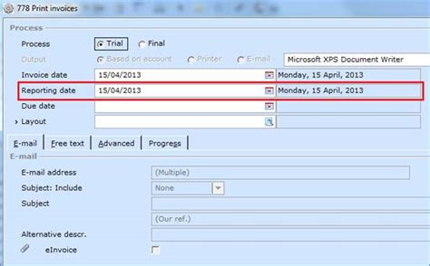 Print Invoices Report Worksheets Library