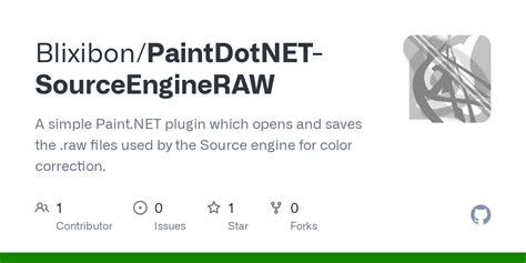 Github Blixibon Paintdotnet Sourceengineraw A Simple Paint Net Plugin Which Opens And Saves